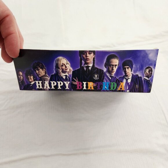 Unbranded | Party Supplies | Wednesday Addams Happy Birthday Food ...